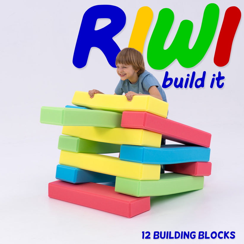 RIWI® XXL Schaumstoff-Bausteine – Das Original für großen Spielspaß ...