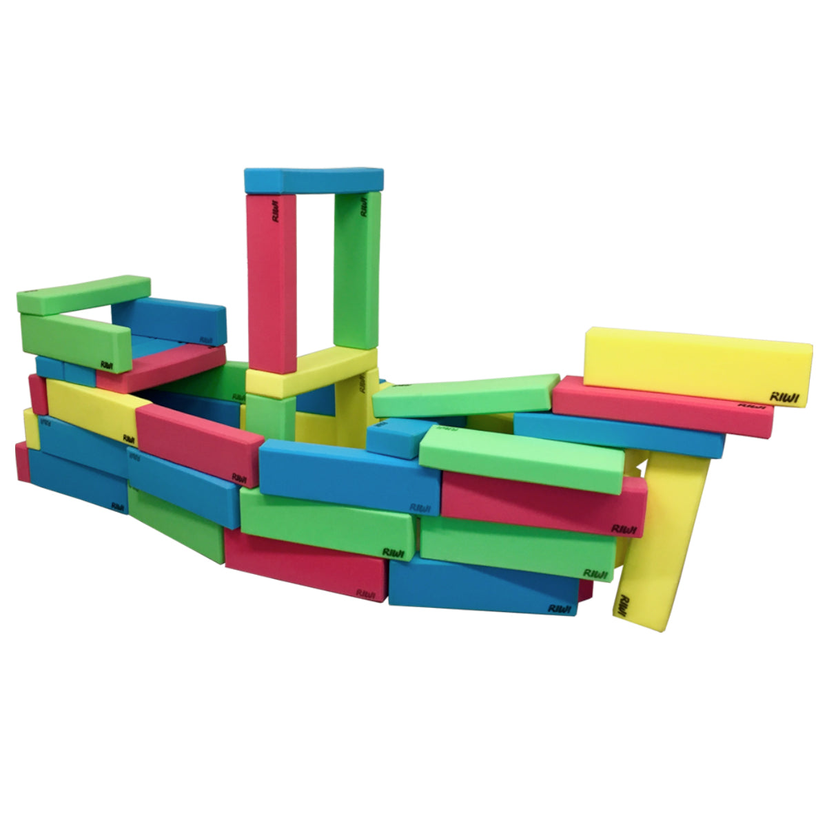 RIWI XXL Building Blocks - gigantyczne, miękkie klocki dla dzieci ...